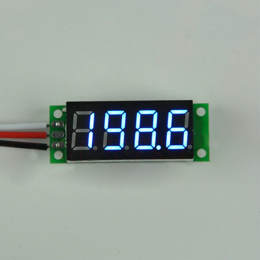DC0-200V/100V/9.999V Digital Display Three-Wire DC Voltmeter High ...