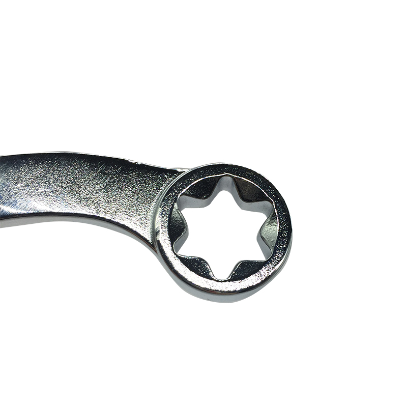 S Shape C Shape Bent Bend Shaped Bi Hex Ring Spanner Obstruction 8-22mm ...