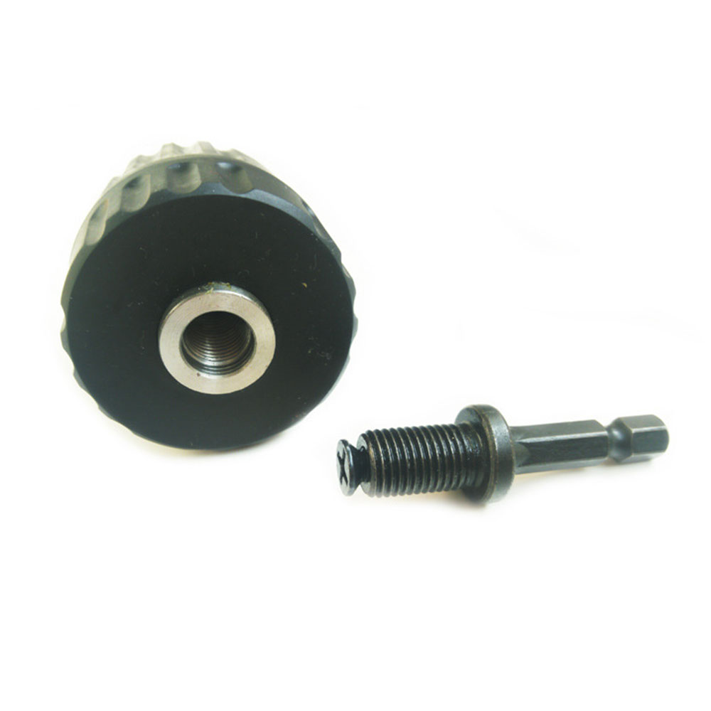 1/4" Hex Shank Adapter Male Thread Screw for Drill Chuck 9/14mm 1/4"-3/ ...