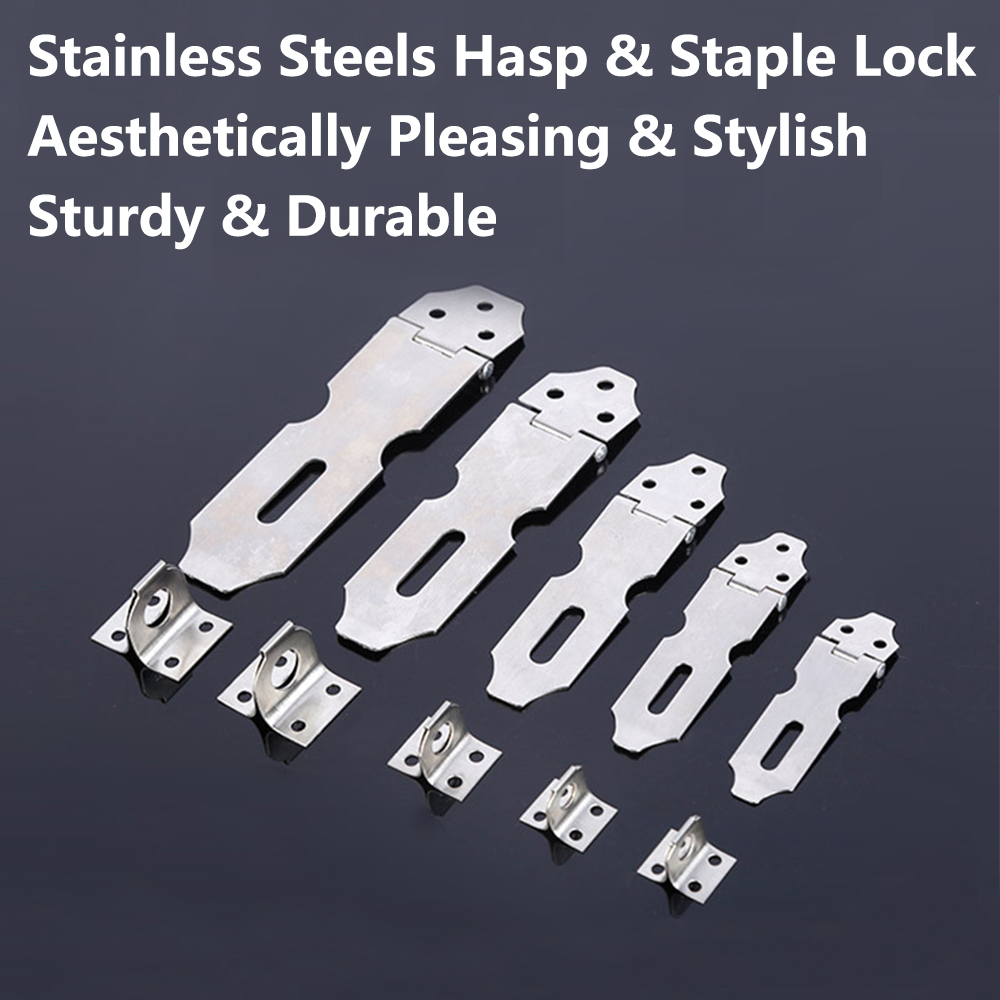 2 - 5 INCH HEAVY DUTY HASP AND STAPLE FOR DOOR AND SECURITY LOCKS | eBay