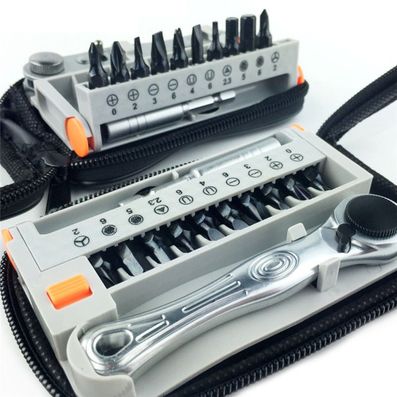12Pcs Mini Hand Ratchet Driver Pocket Ratcheting Socket Screwdriver Set ...