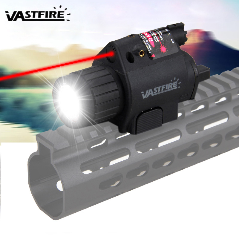 Купить Прицел VastFire Red dot Laser+ LED Flashlight 2 in 1 Tactical ...