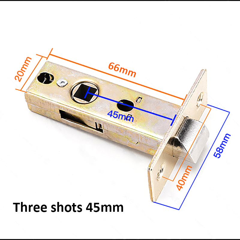 Tubular Mortise Silent Magnetic Internal Door Latch, 60mm, Passage, 7 ...