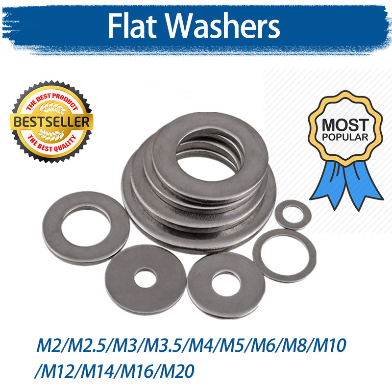 Flat Washers Stainless Steel M4,M5,M6,M8,M10,M12,M16,M20 Wide Large ...
