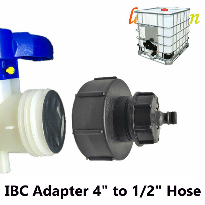 Ibc Tap Hoze Cap Water 4" To 2" Hose Fit Stillage Tank Outlet Hose 1000 ...
