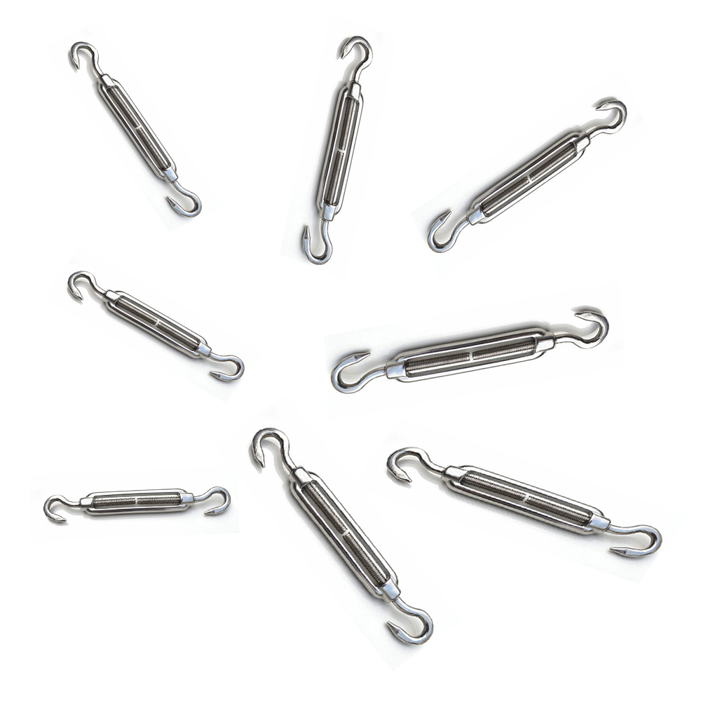 SMALL-LARGE M4-M16 TURNBUCKLES Wire Tensioner/Strainer Barrel Rigging ...