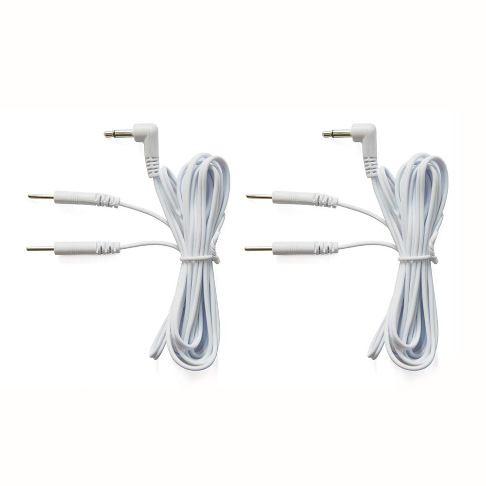 TENS ELECTRODE LEADS MALE PLUG 3.5mm WITH 2.0mm PIN TENS PAD CONNECTION ...