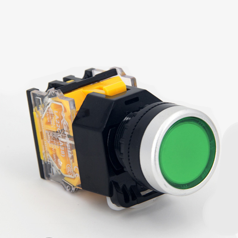22mm NO+NC START STOP DPST Latching Momentary Push Button Switch SelfLock 220V | eBay