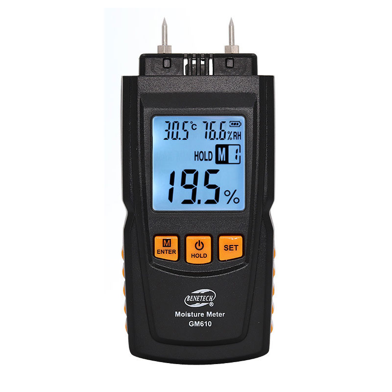 Damp Detector Moisture Meter Digital LED Tester Wood Wall Plaster ...