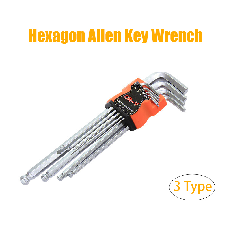 Allen Keys US PRO 9PCS EXTRA LONG BALL END HEX KEY SET H1.5 - H10 Alan ...