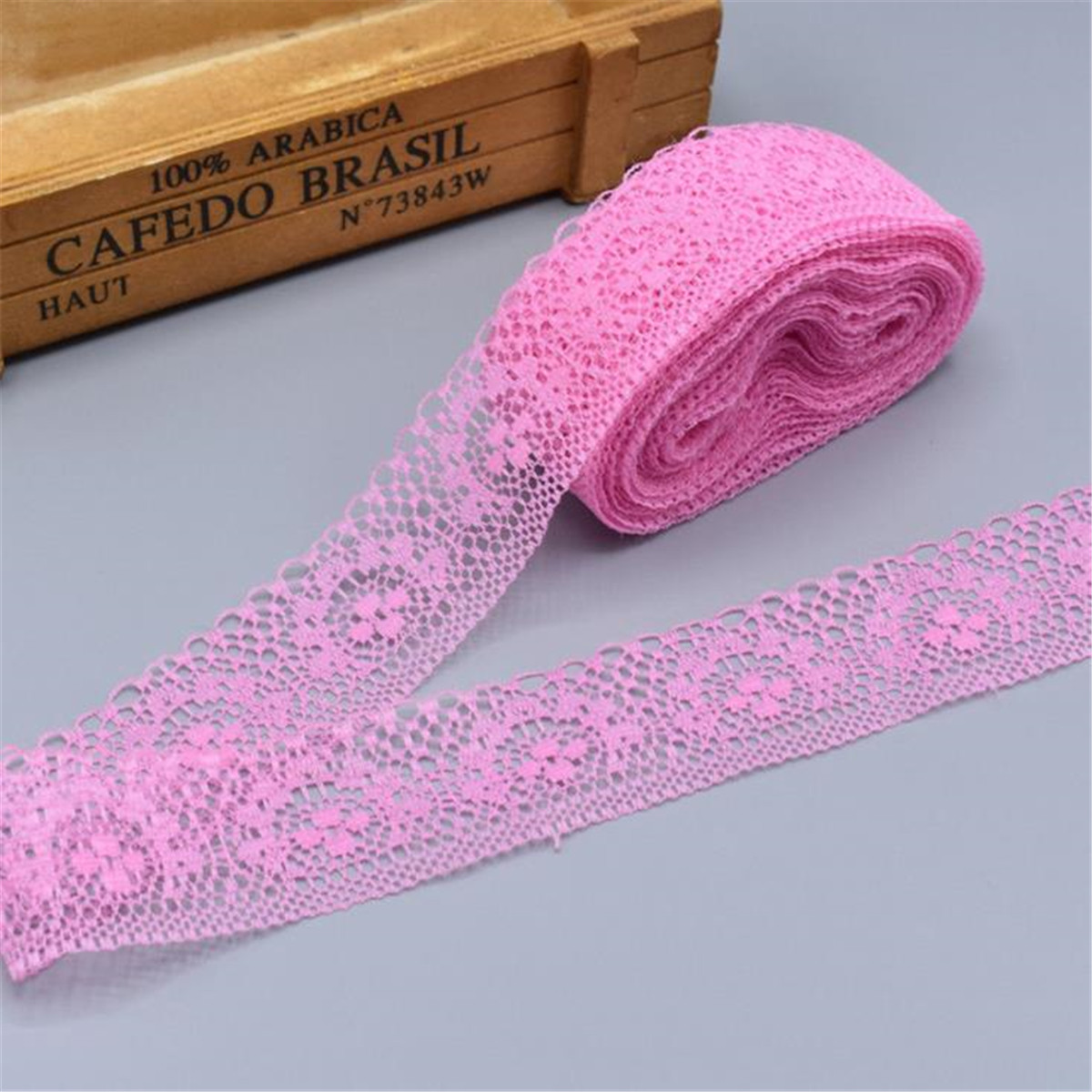10 Yards/Roll Lace Ribbon 40MM Lace Trim DIY Embroidered For Sewing ...