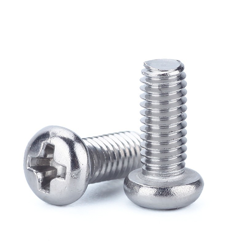 Cross Pan Head M3- M6 Machine Screws A2 Stainless Steel Phillips Head ...