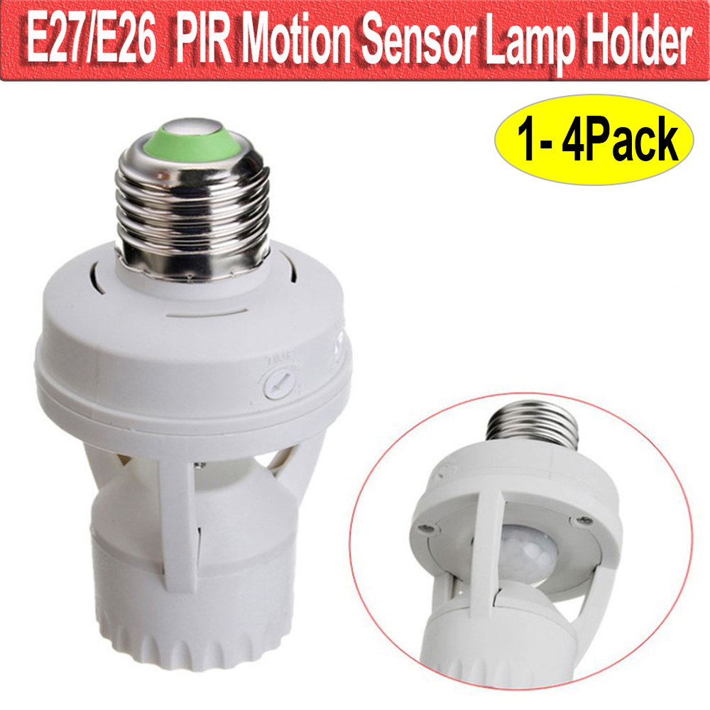 Outdoor Motion Detector Light Bulb Adapter