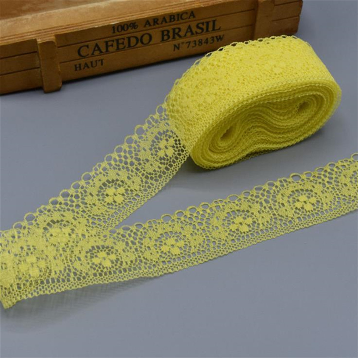10 Yards/Roll Lace Ribbon 40MM Lace Trim DIY Embroidered For Sewing ...